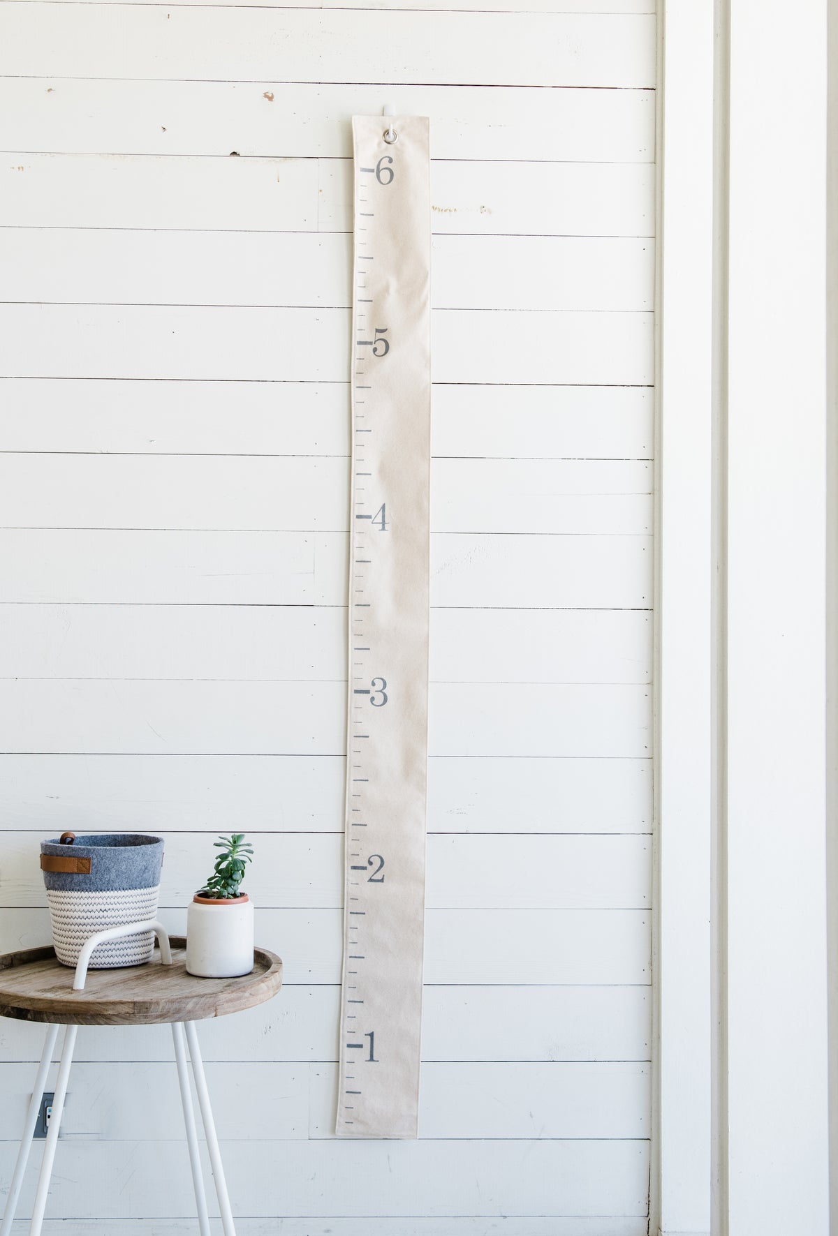 Canvas Kids Growth Chart | White Loft